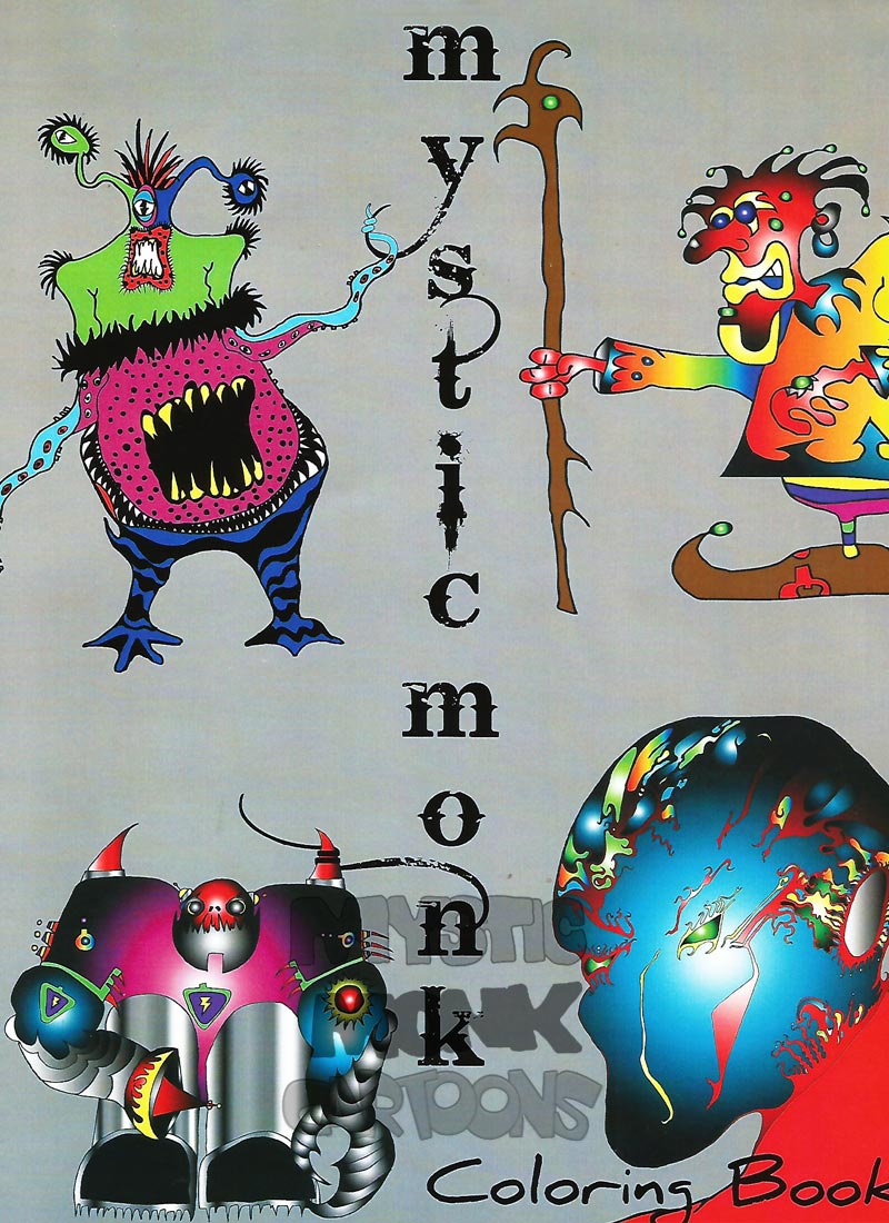 Coloring Book - Mystic Monk Cartoons
